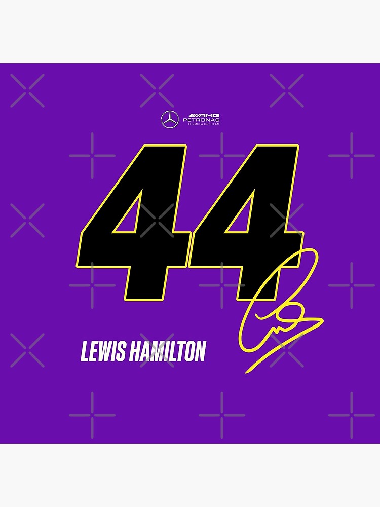"Lewis Hamilton 44" Poster by FinnickArrow | Redbubble