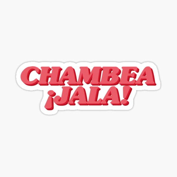 "Chambe Jala, Bad Bunny, Reggaeton Active " Sticker for Sale by ...