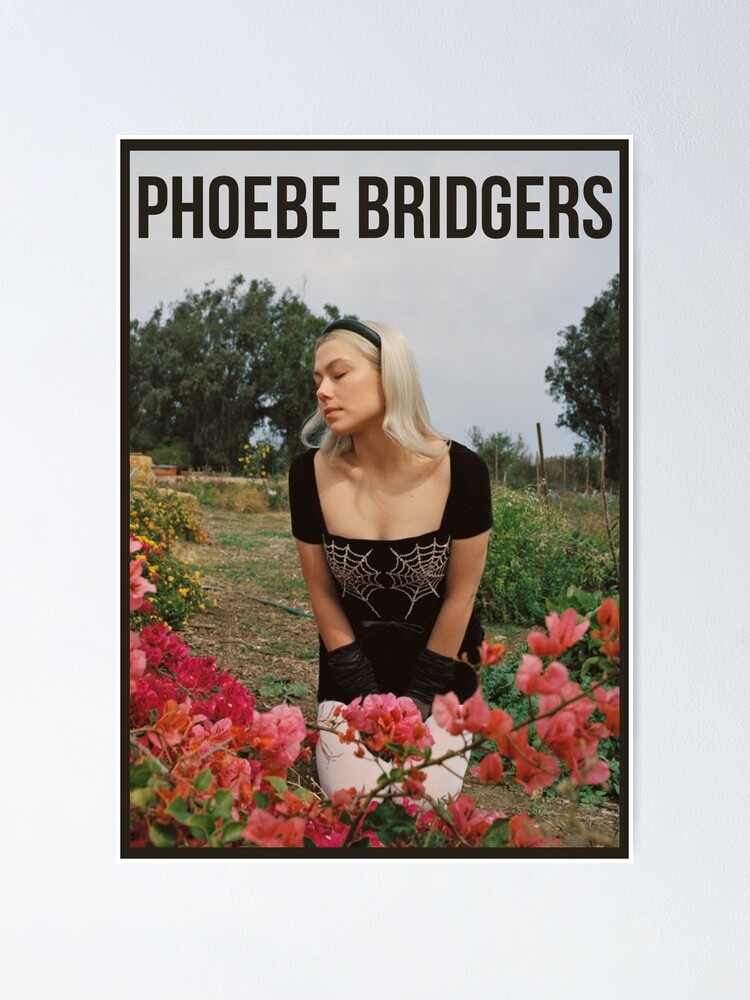 "phoebe bridgers poster design" Poster for Sale by curlinashop | Redbubble