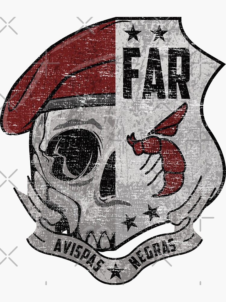 "Cuba Army Black Wasp Cuban Special Forces #1988" Sticker for Sale by ...