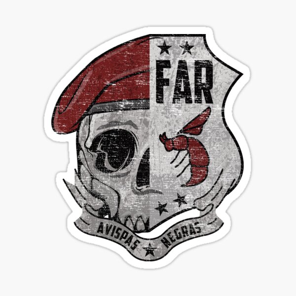 "Cuba Army Black Wasp Cuban Special Forces #1988" Sticker for Sale by ...