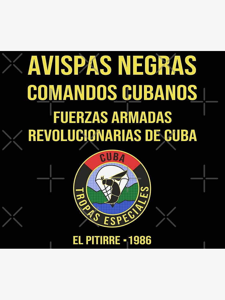 "Cuba Army Black Wasp Cuban Special Forces #1987" Poster for Sale by ...