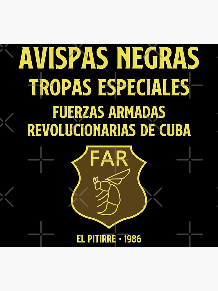 "Cuba Army Black Wasp Cuban Special Forces #1986" Poster for Sale by ...