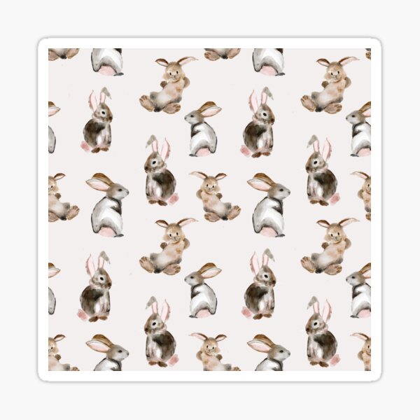 "Bunny" Sticker by semrabayhun | Redbubble