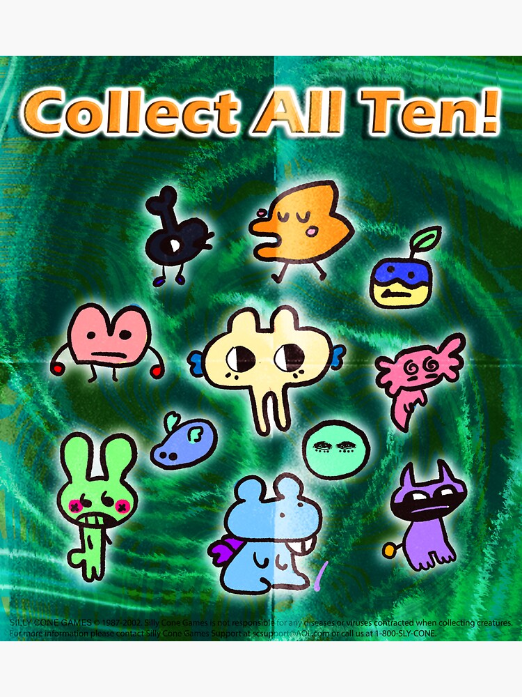 "COLLECT THEM ALL" Sticker by wormmonitor | Redbubble