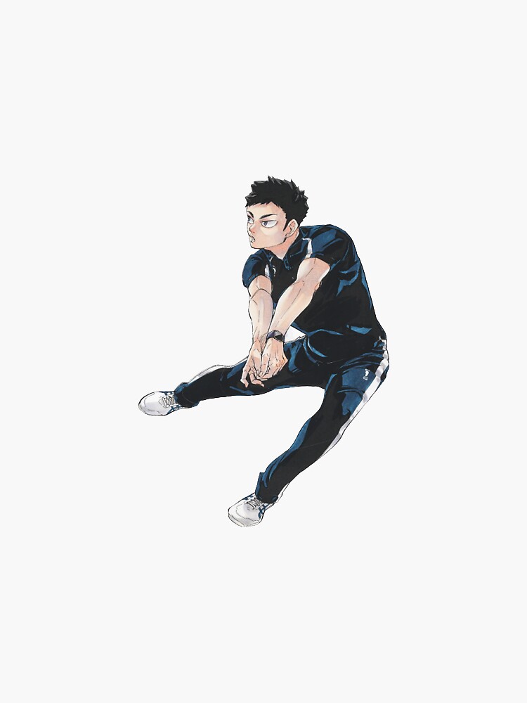 "Timeskip Iwaizumi" Sticker for Sale by Keidrel | Redbubble