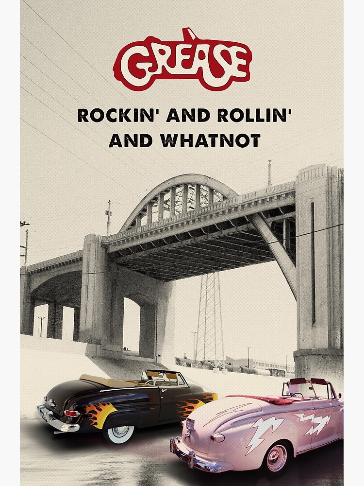 "Grease racing" Poster by 2toastdesign | Redbubble