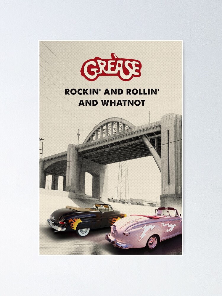 "Grease racing" Poster by 2toastdesign | Redbubble