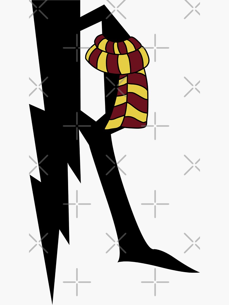 "R harry p hp Griffin letter" Sticker by saddoohpo | Redbubble