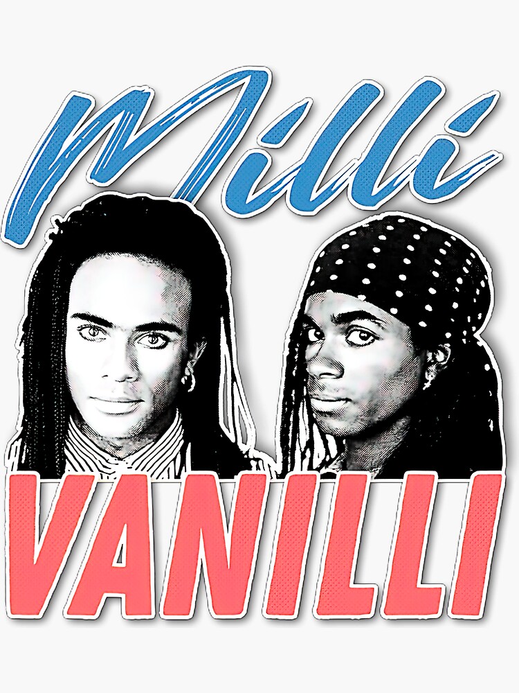 "Milli Vanilli" Sticker by Marvinayen | Redbubble
