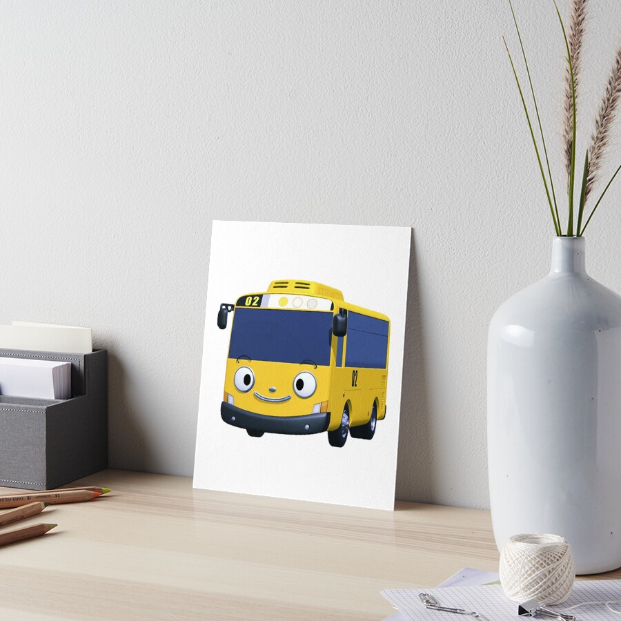 "Tayo The Little Bus" Art Board Print by Julia-Jeon | Redbubble
