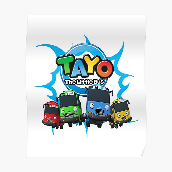 "Tayo The Little Bus" Poster for Sale by Julia-Jeon | Redbubble