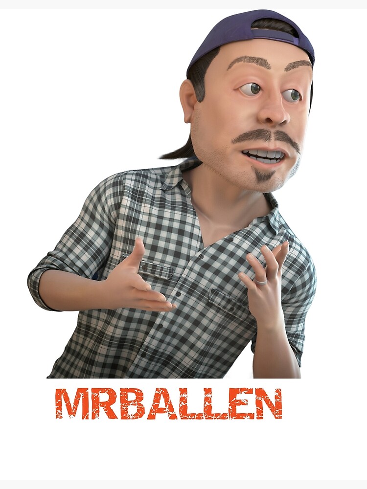 "MRBALLEN(The best youtuber)" Poster for Sale by EASEShop | Redbubble