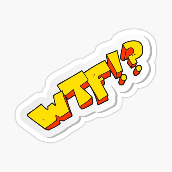 "fuq" Sticker by The-Armour | Redbubble