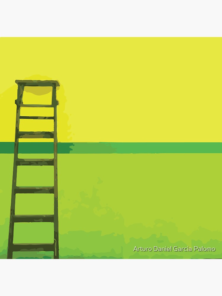 "Climb the Green Ladder" Sticker for Sale by ElMuchachon | Redbubble