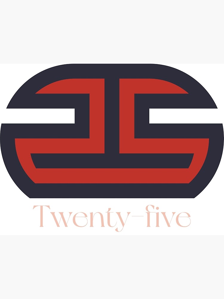 "Twenty-five logo" Poster for Sale by MileStore | Redbubble
