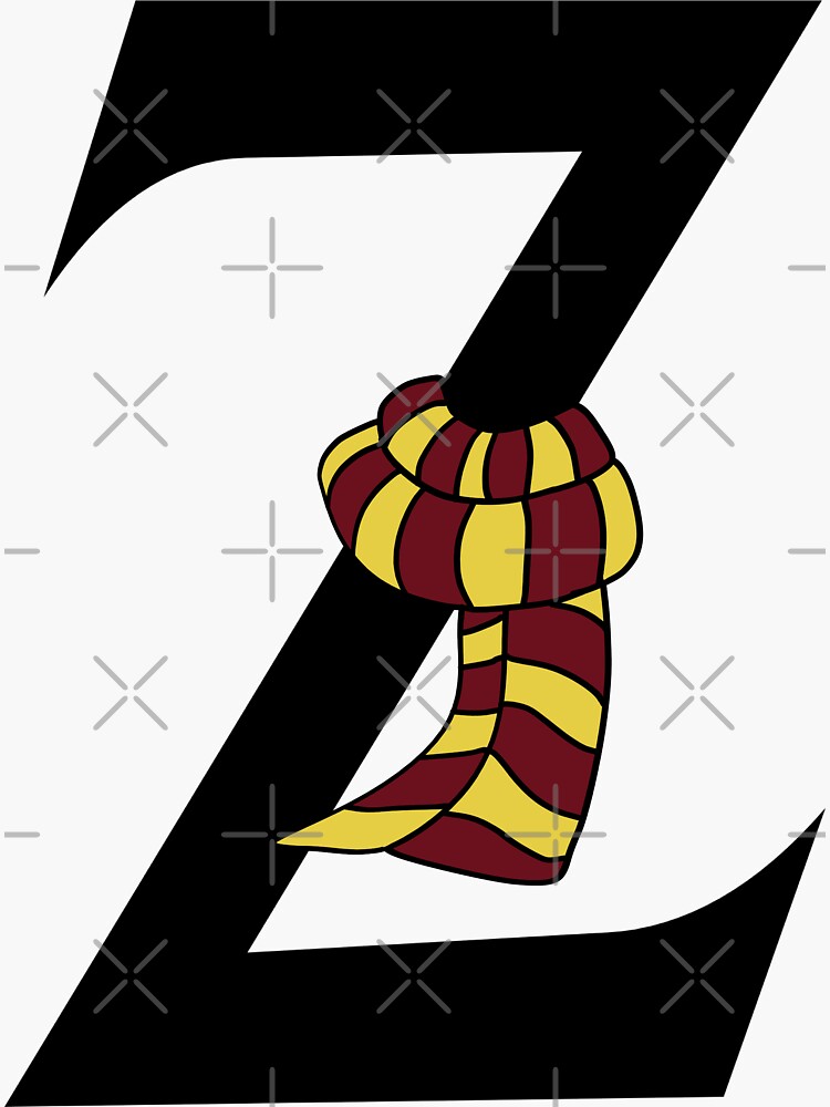 "Z harry p hp Griffin letter" Sticker by saddoohpo | Redbubble