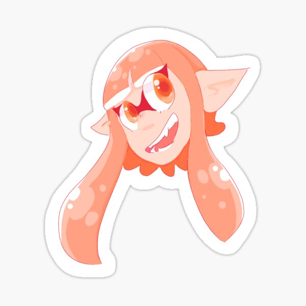 "Splatoon-Pastel Inkling girl Sticker" Sticker for Sale by ...