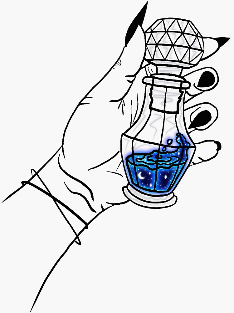 "Magic poison " Sticker by Sisiii23 | Redbubble