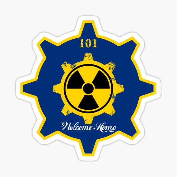 "Vault 101" Sticker for Sale by RemusCB | Redbubble