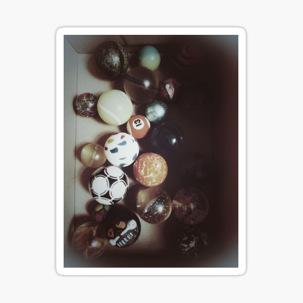 "Bouncing Rubber Balls" Sticker for Sale by eleonoraingrid | Redbubble