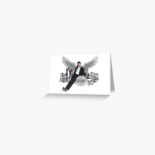 "Lucifer with wings" Greeting Card for Sale by LaLaMora | Redbubble
