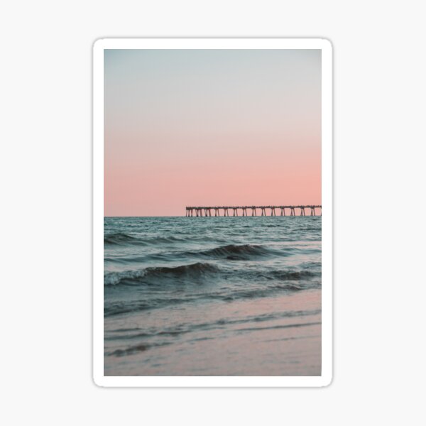 "Copy of Aesthetic beach sunset" Sticker by effy7 | Redbubble