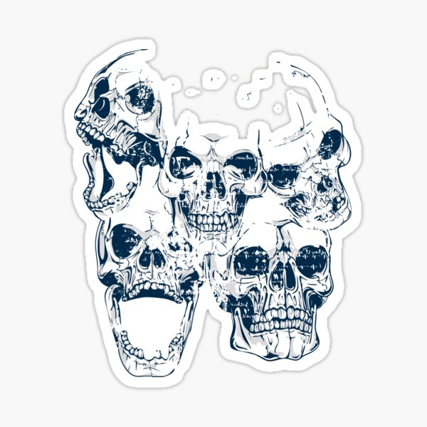 "Skull Army" Sticker by DigitArt1 | Redbubble
