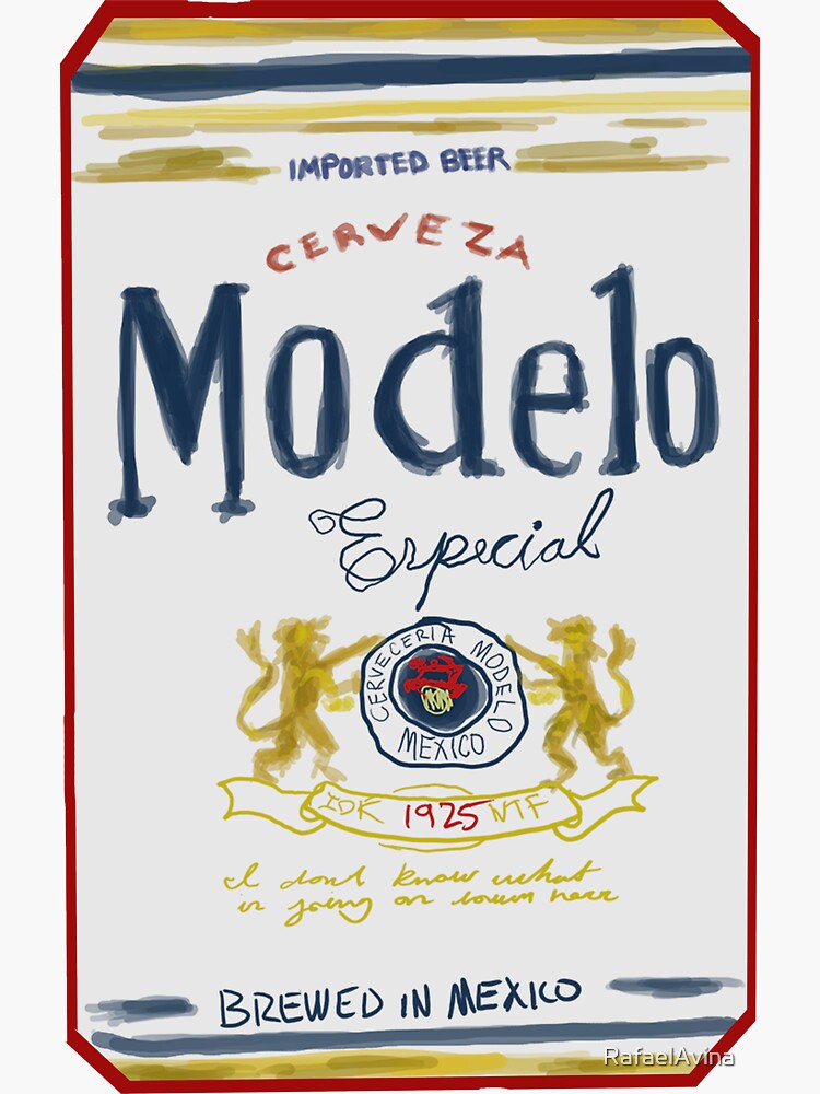 "Modelo special" Sticker for Sale by RafaelAvina | Redbubble