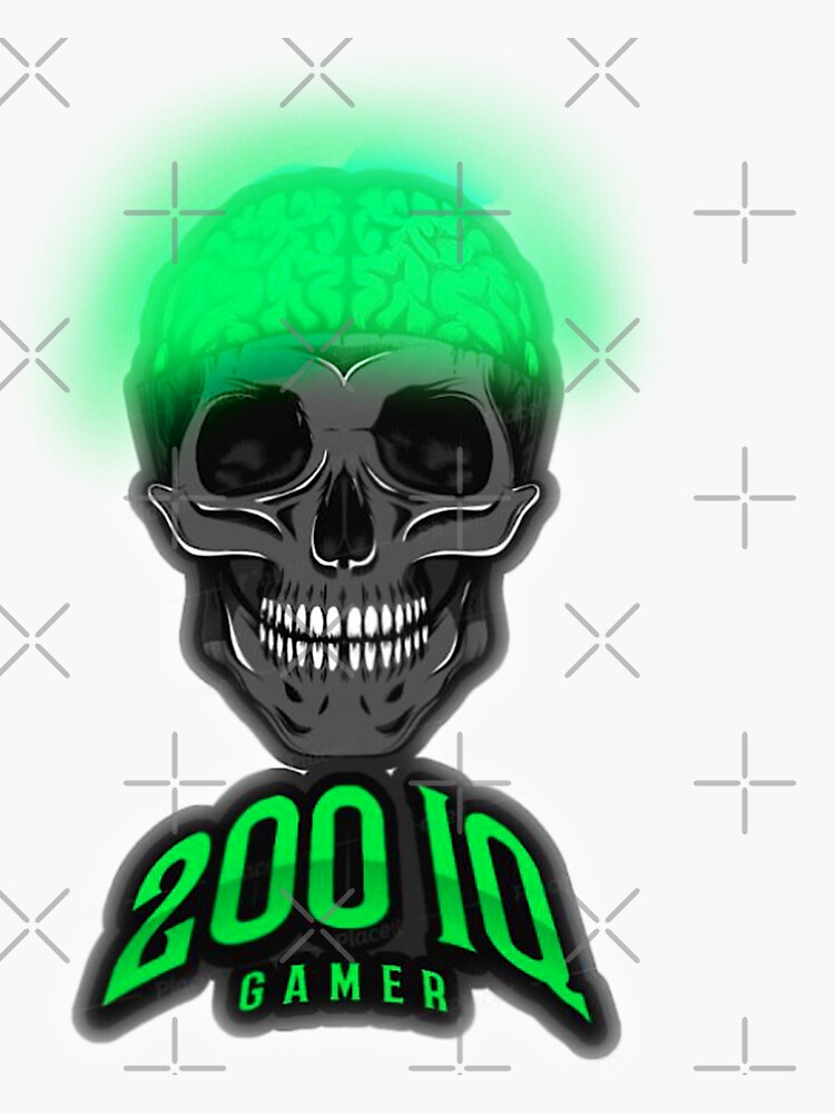 "200iq Gamer" Sticker by Boztik-Designs | Redbubble
