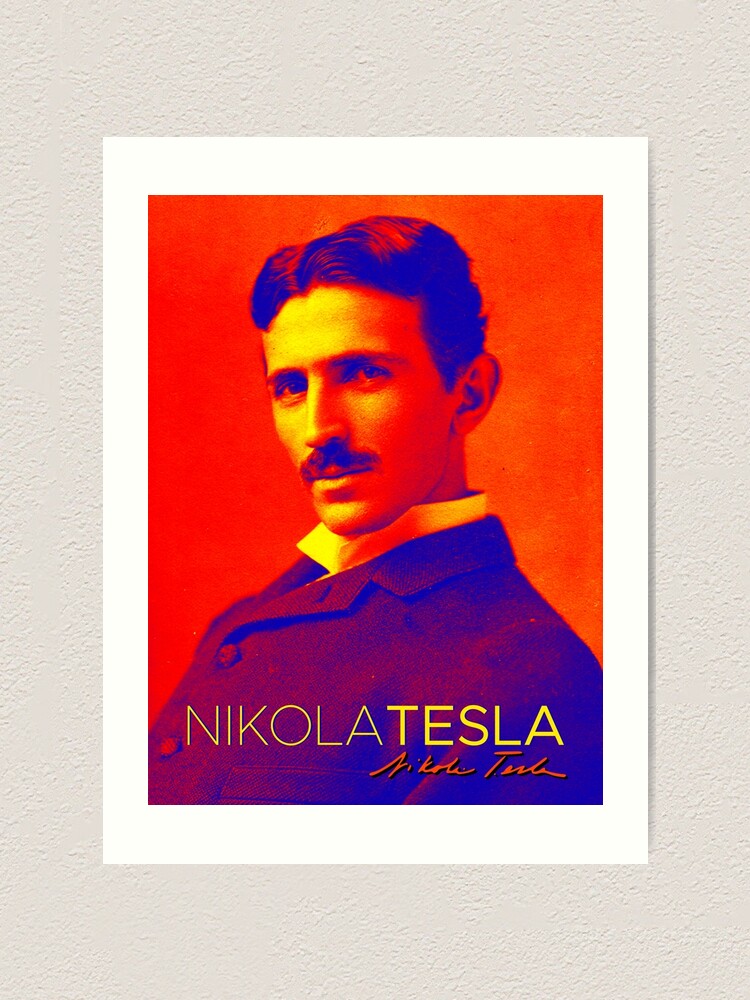 "Nikola Tesla Poster" Art Print for Sale by angelisart | Redbubble