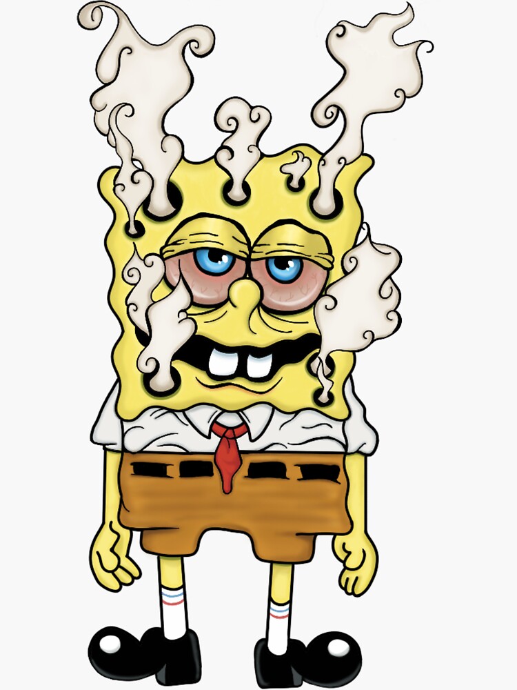 "Zooted Spongebob - Blessame Street Designs" Sticker by blessamestreet ...