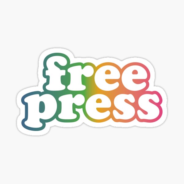 Free Press Stickers | Redbubble