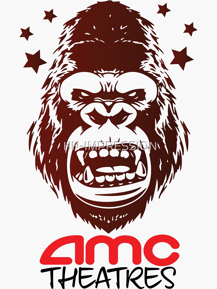 "AMC THEATERS" Sticker for Sale by HN-IMPRESSION | Redbubble