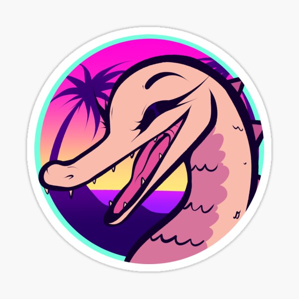 "happy croc" Sticker by tooni-pi | Redbubble