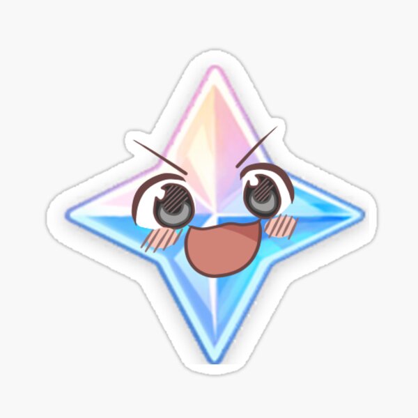 "uwa! primogem" Sticker by star-lit | Redbubble