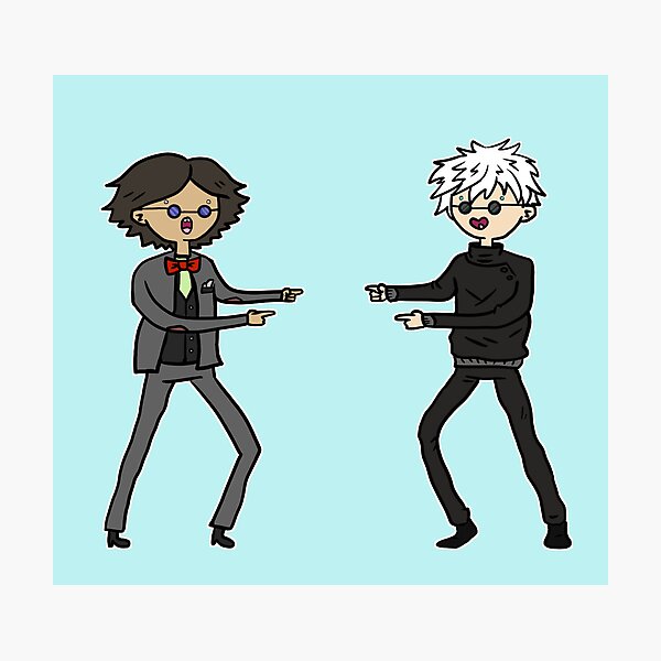 "Gleiche Gläser - Satoru Gojo und Ice King" Fotodruck von vulpes ...