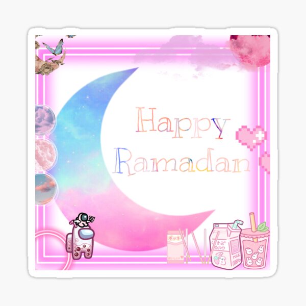 "happy ramadan fanoos :) Ramadan Kareem T-shirt " Sticker by Ayaet1 ...