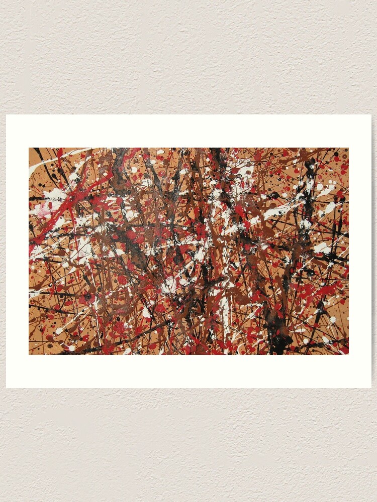 "best art of jackson pollock, best paintings.best print" Art Print for ...