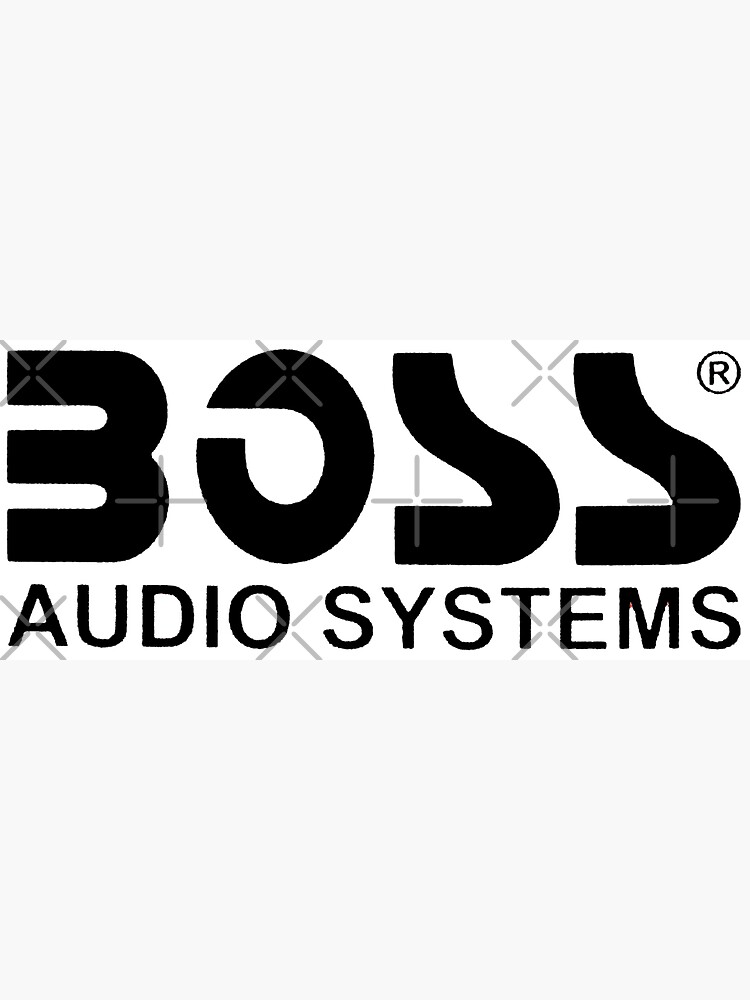 "BOSS AUDIO SYSTEMS" Sticker by Pinup-phoenix | Redbubble