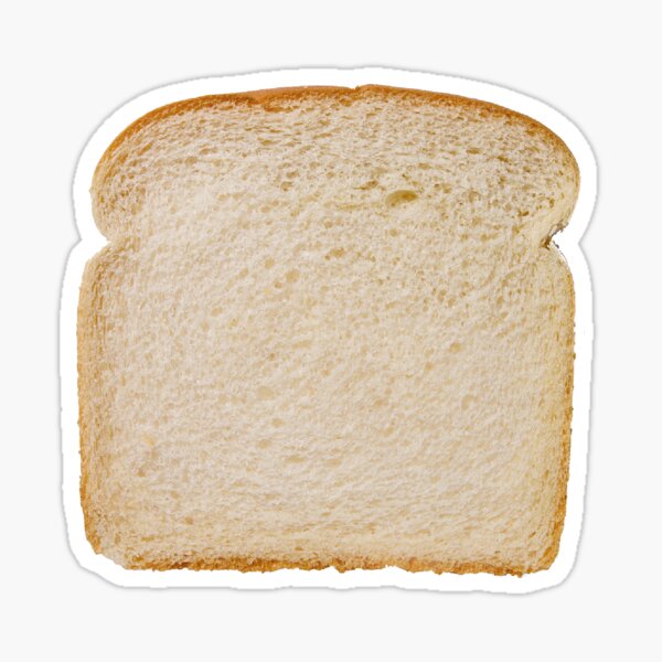 "Slice of Bread Realistic" Sticker by HollowBismark | Redbubble