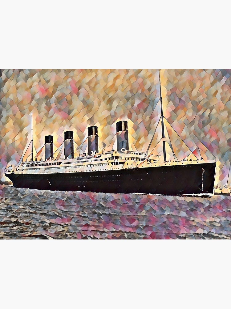 "RMS Titanic Painting" Poster by warishellstore | Redbubble