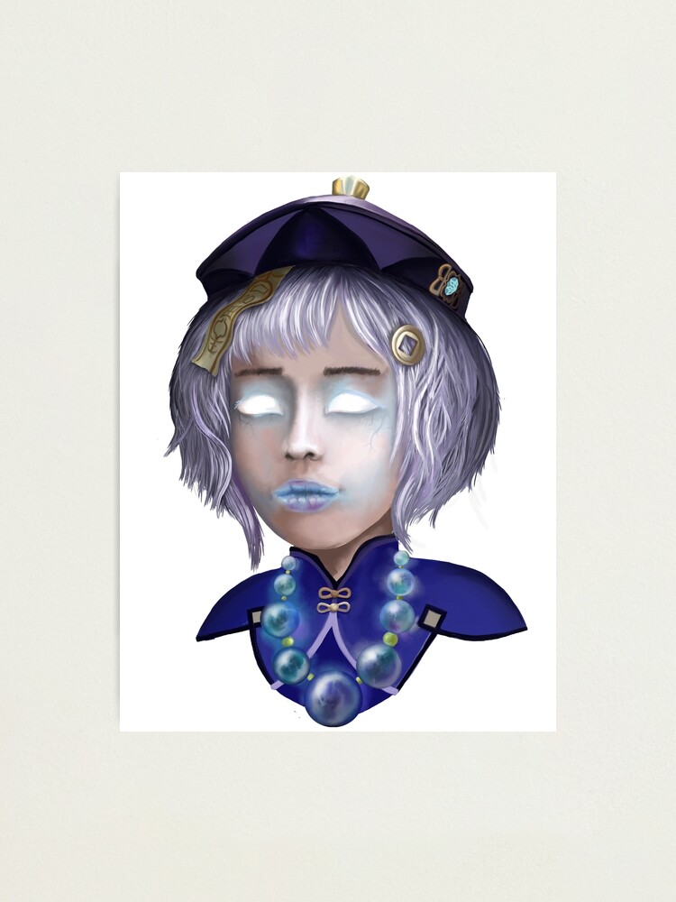 Qiqi From Genshin Impact Photographic Print For Sale By Mental Fx Redbubble