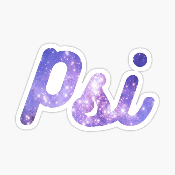 "Galaxy Stars - Psi" Sticker by PlumAdorable | Redbubble