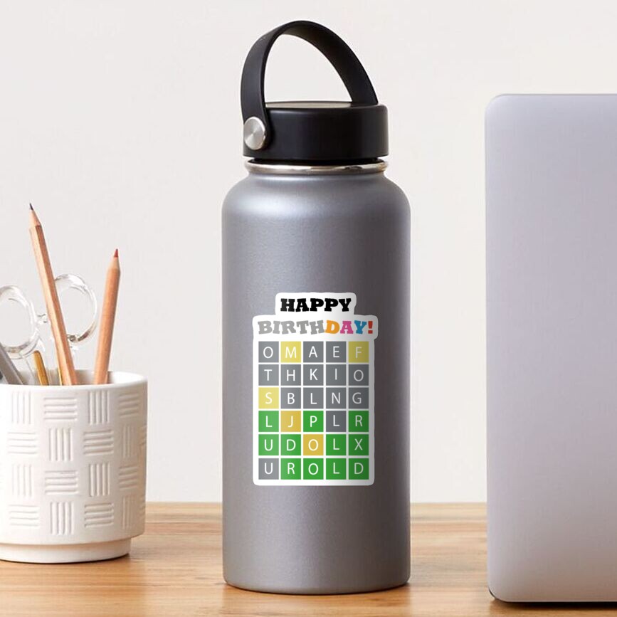 "Wordle Birthday, Happy Birthday, Anniversary, Funny Birthday for Him ...