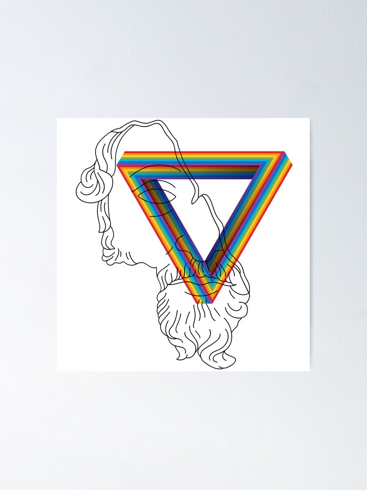"Stoic Philosophy Deconstruction Rainbow Psychedelic Trippy Pyramid ...