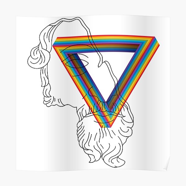 "Stoic Philosophy Deconstruction Rainbow Psychedelic Trippy Pyramid ...