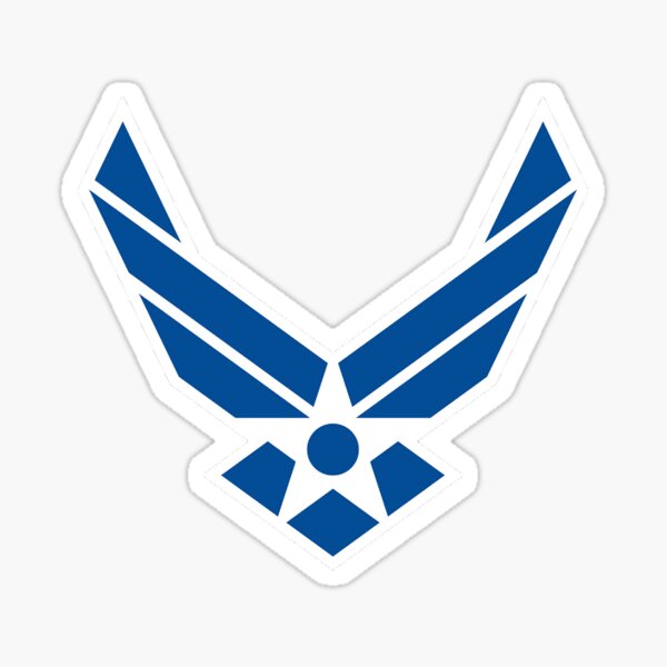"USAF Logo 3rd Design | US Air Force Logo" Sticker by AerocraftA7 ...