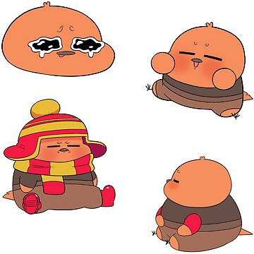 "Lil Pootis Sticker Pack 1" Sticker for Sale by Quazies | Redbubble