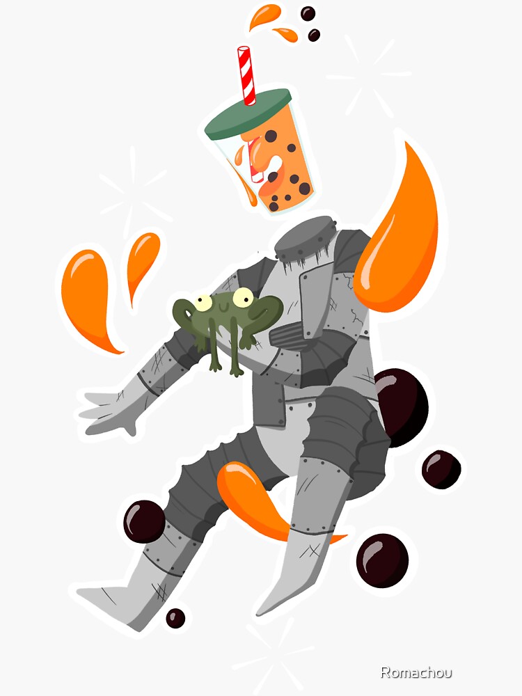 "Space Bubble Tea" Sticker by Romachou | Redbubble